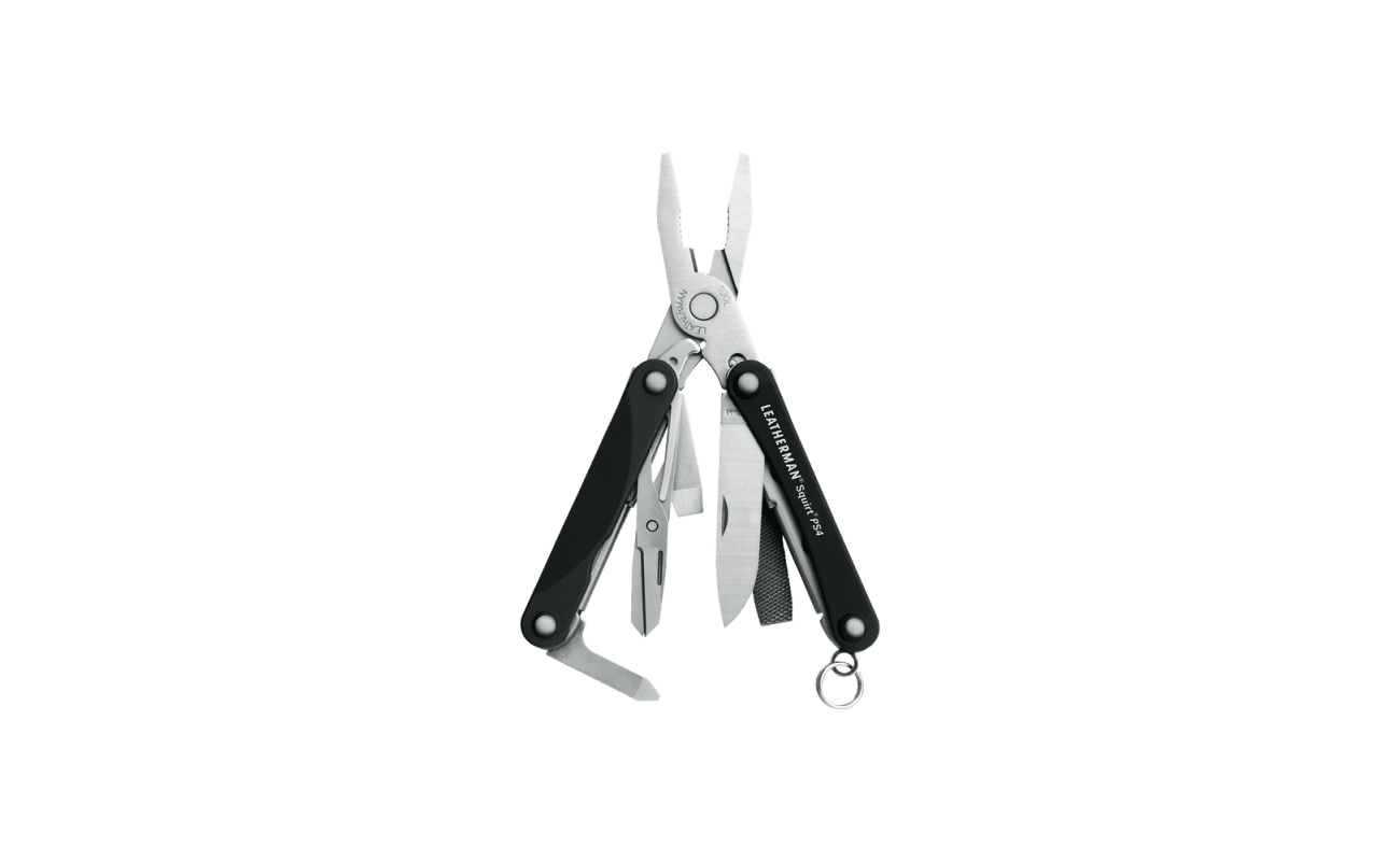 Мультитул Leatherman Squirt PS4, 9 функций, черный 831233 - Squirt у ...